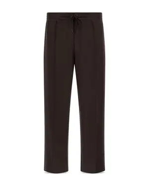 Boggi Milano Wool Trousers - Brown