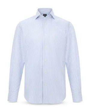 Boggi Milano Dobby Long Sleeve Button Front Shirt
