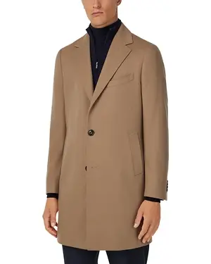 Men's Beige Overcoats