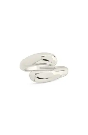 Sterling Forever Lauren Bypass Ring