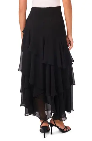 Vince Camuto Tiered Ruffle Maxi Skirt