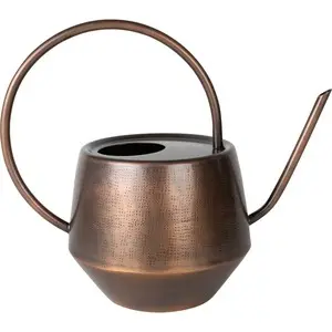 TEN THOUSAND VILLAGES Antique Copper Watering Can - Brown