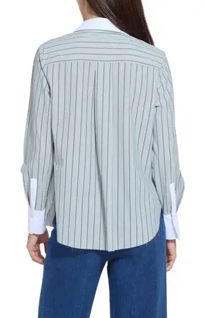 Lyssé Stripe Button-up Shirt