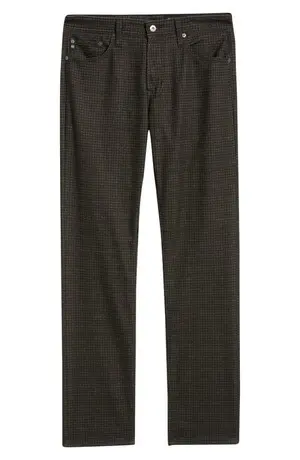 Ag Everett Houndstooth Slim Straight Leg Pants