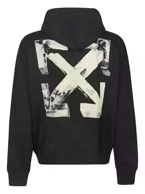 Off-White Logo-print Hooded Sweater
