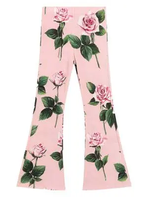Dolce & Gabbana Printed Flare Pants - Multicolour