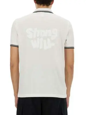 Comme Des Garçons Strong Will' Polo Shirt