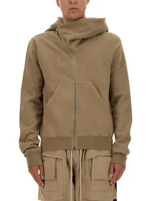Rick Owens Asymmetrical Sweatshirts Hoodies For Men