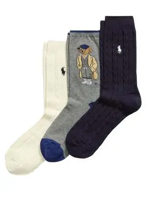Polo Ralph Lauren 3-pack Socks - Multicolour
