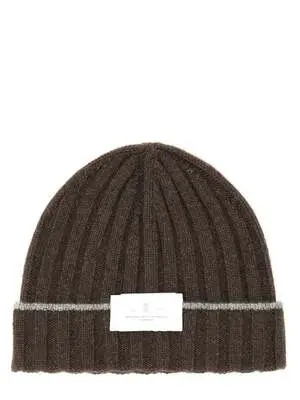 Brunello Cucinelli Cashmere Beanie - Brown