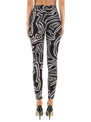 Emilio Pucci Labyrinth Print Leggings - Multicolour