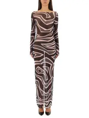 Emilio Pucci Labyrinth Print Dress