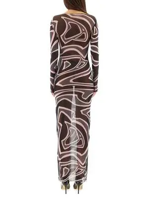Emilio Pucci Labyrinth Print Dress