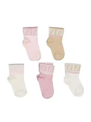 Fendi Socks Set - Multicolour