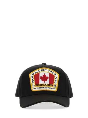 Dsquared2 Logo Baseball Cap - Black