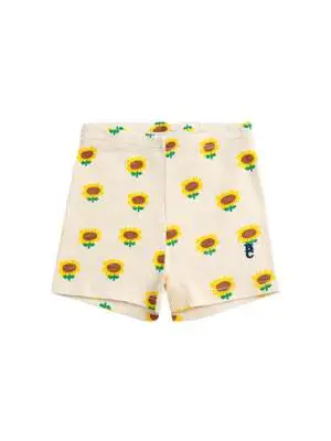BOBO CHOSES Sunflower Printed Shorts - Beige