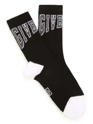 Givenchy Logo Socks - Black
