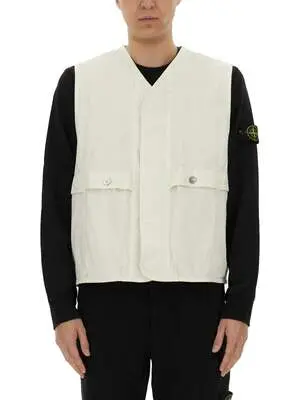 Stone Island Vest With Logo