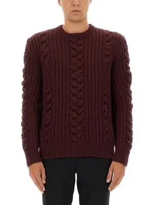 Alexander McQueen Wool Sweater - Bordeaux