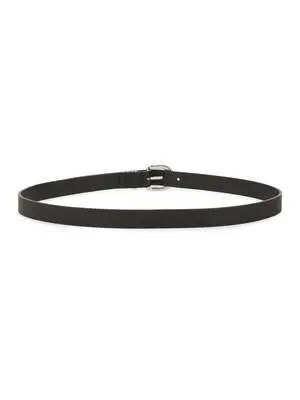SUNFLOWER Leather Belt - Black