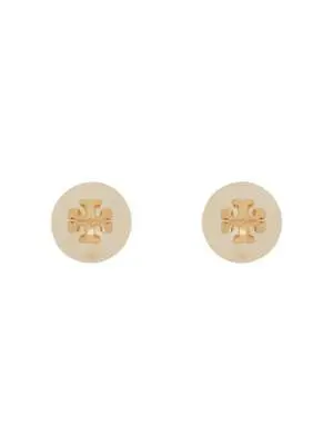 Tory Burch Kira Stud Earrings - Ivory