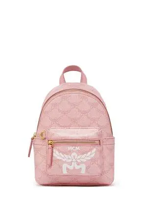 Mcm Stark Lauretos Backpack - Pink