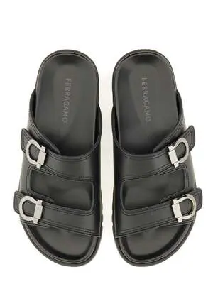 FERRAGAMO Double Strap Sandal
