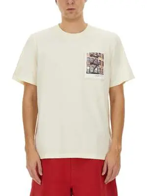 Helmut Lang Postcard Building T-shirt - White