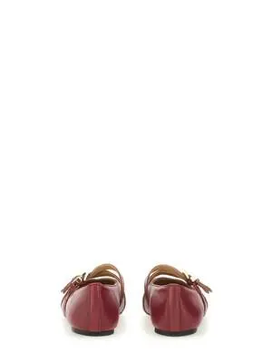 Michael Kors Indy Flex Leather Ballerinas