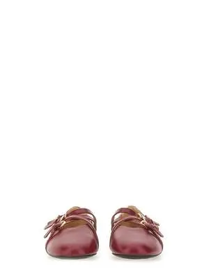Michael Kors Indy Flex Leather Ballerinas