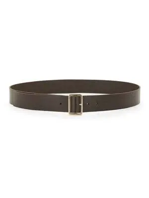 ALYSI Leather Belt - Brown