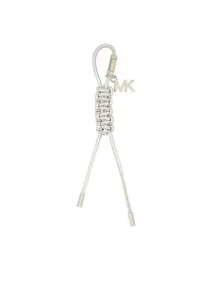 Michael Kors Bag Charm With Logo - Silver