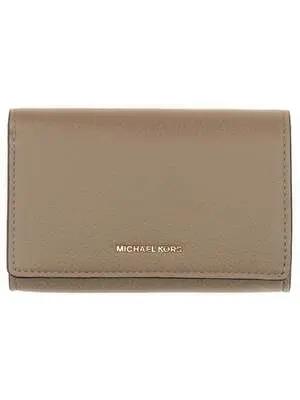 Michael Kors Leather Wallet - Dove