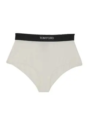 TOM FORD Briefs With Logo - White