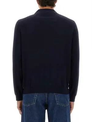 SUNFLOWER Wool Polo - Blue