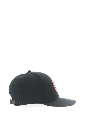 Canada Goose Baseball Cap With Logo - Black