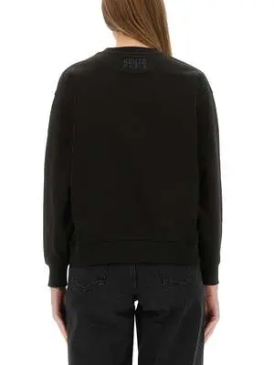 Kenzo Cotton Sweatshirt With 'happy Tiger' Patch