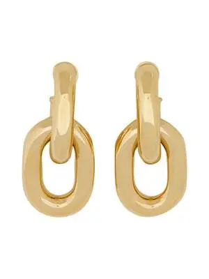 Rabanne Xl Link Hoop Earrings - Gold