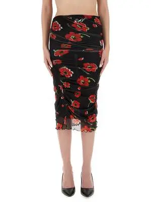 Moschino Jeans Floral Skirts