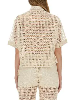ALYSI Macramé Shirt