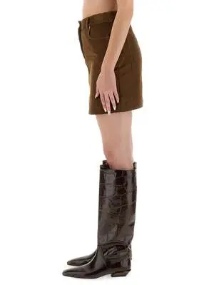 Moschino Corduroy Mini Skirt