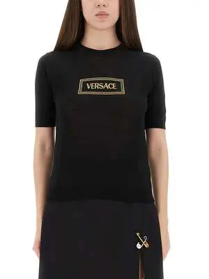 Versace Cuffed T-shirts For Women