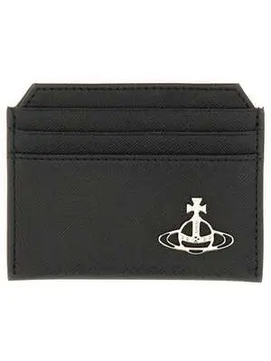 VIVIENNE WESTWOOD Slim Card Holder - Black