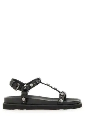 Ash Leather Sandals