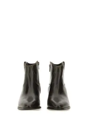 Ash Leather Ankle Boots
