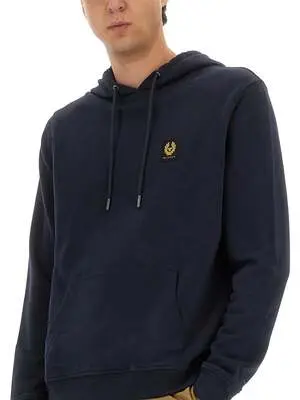 Belstaff Hooded Sweatshirt - Blue