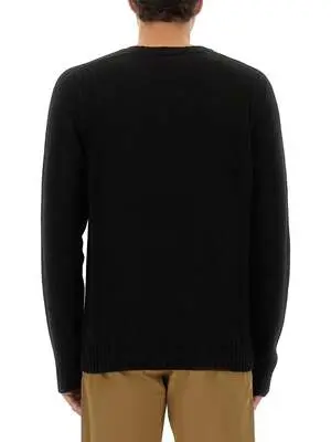Belstaff Jersey With Logo Patch - Black