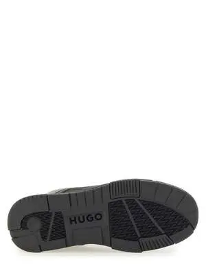 Hugo Sneakers With Mesh Detailing - Black