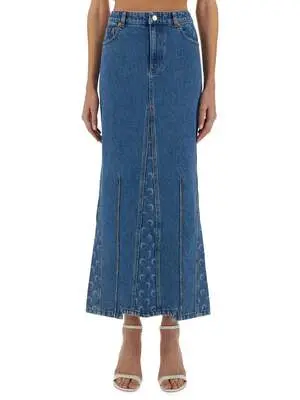Marine Serre Maxi Skirts