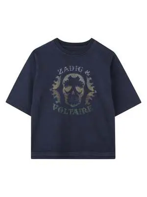 Zadig&Voltaire T-Shirt With Logo Blue